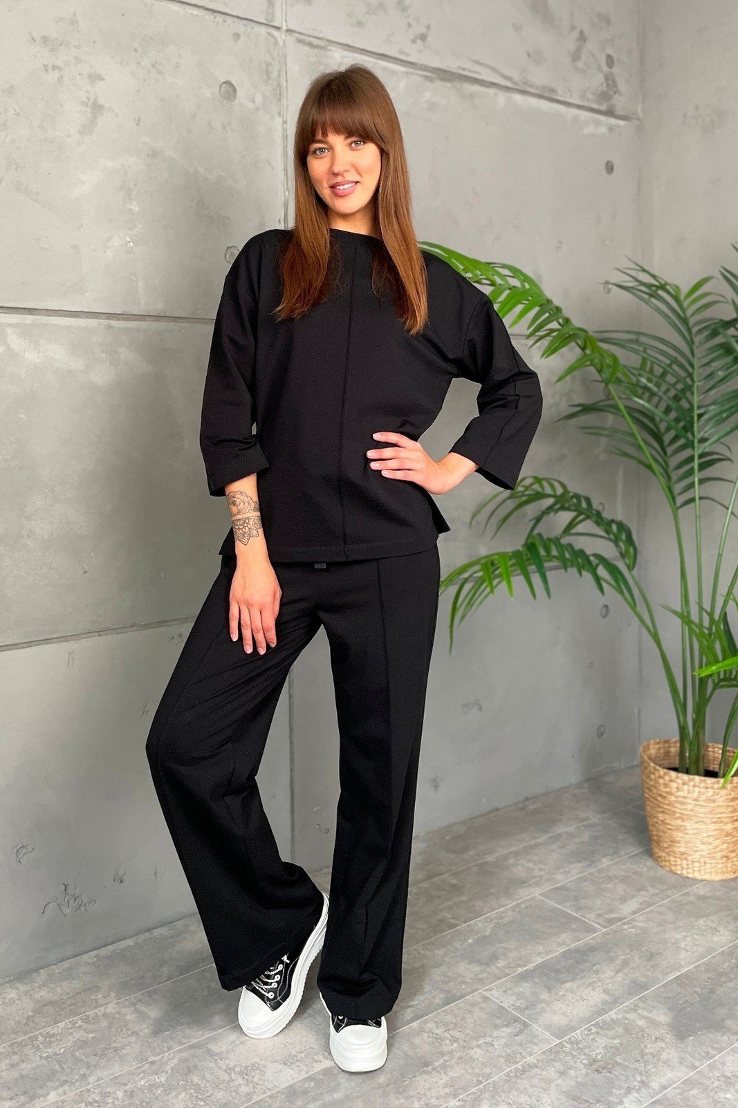 Спортивный костюм 2144 черный Rumoda купить в интернет магазине Велесмода